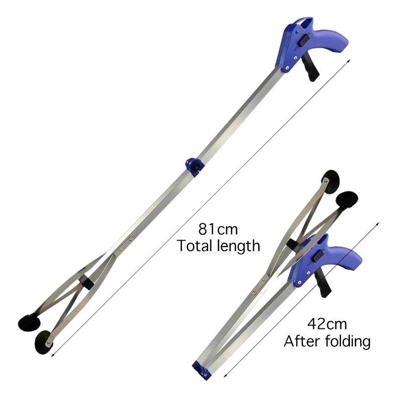 Foldable Garbage Picker Tong Claw Pick Up Stick Picking Tool Waste ...