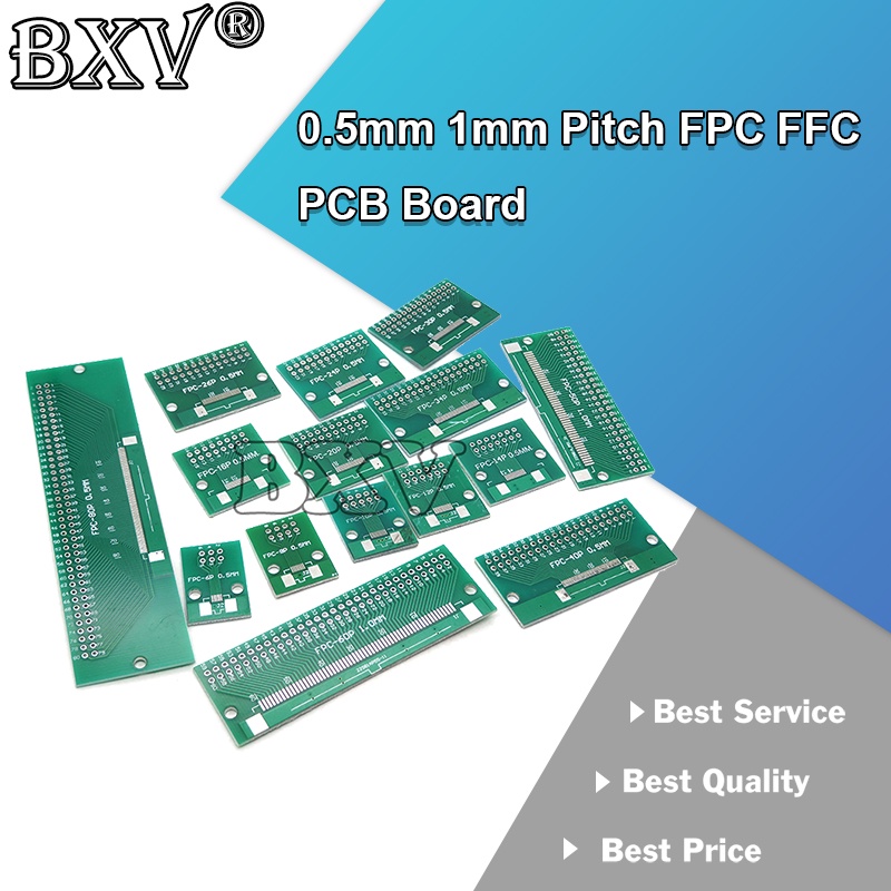 0.5mm 1mm Pitch FPC FFC PCB Board 6 8 10 12 20 40 50 Pin To DIP 2.54mm ...