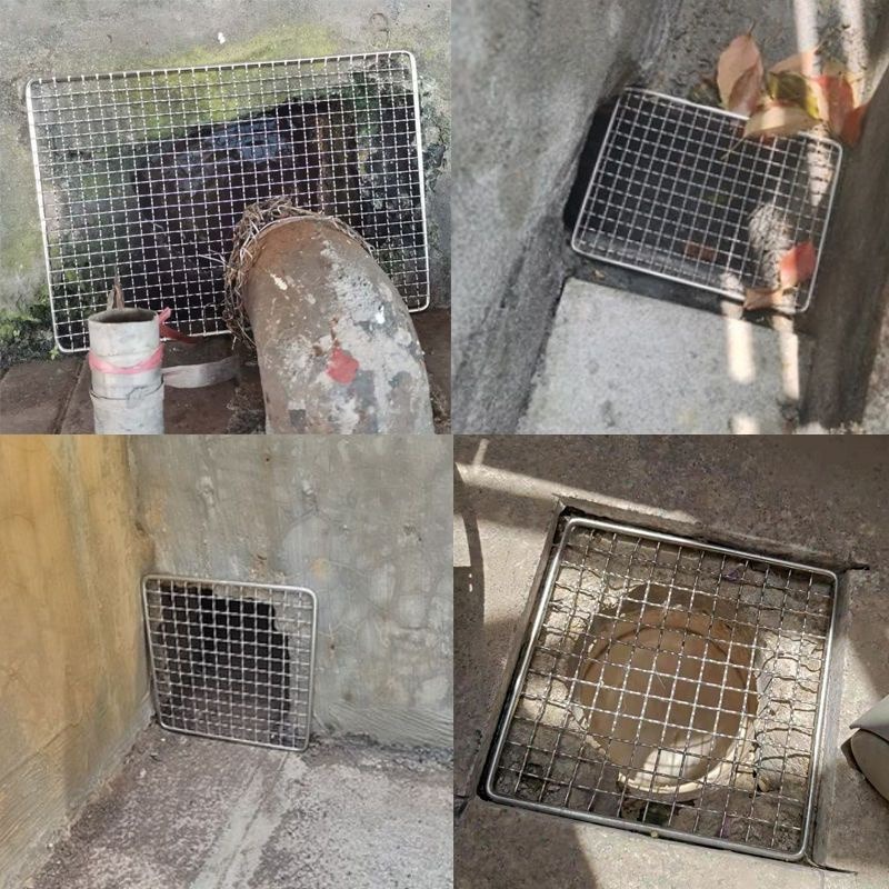 Sewer Mouse-Proof Floor Drain Outdoor Drain Filter Stainless Steel Side ...