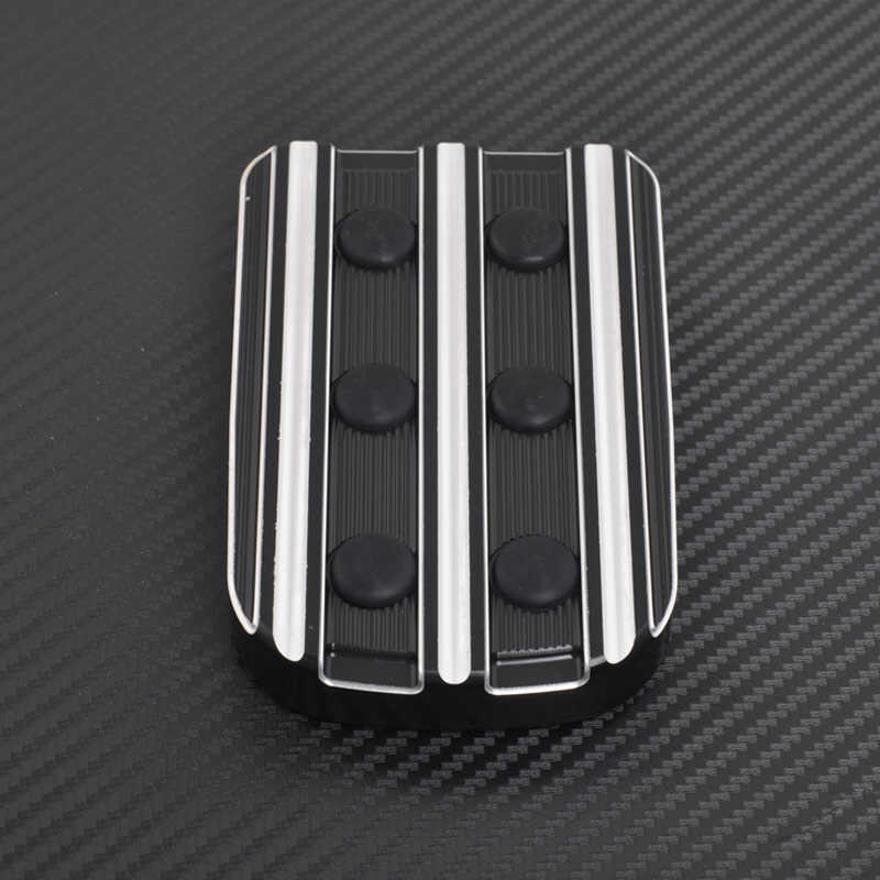 Motorcycle Black Aluminum Brake Pedal Pad Cover Para sa Harley '12 ...