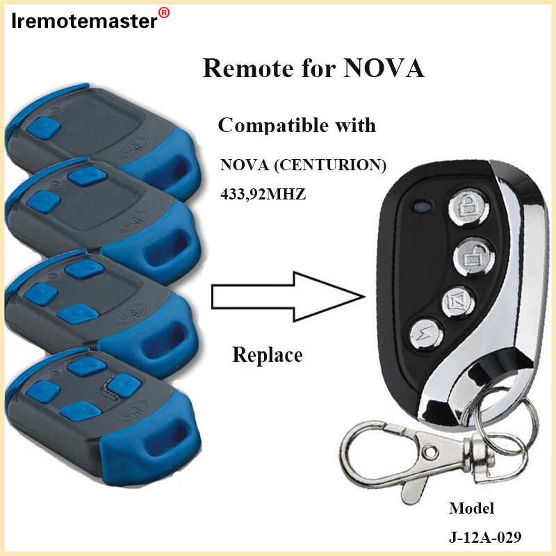 Para sa NOVA Garage Door Replacement Rolling Code 433.92Mhz Remote Control Openers | Shopee ...