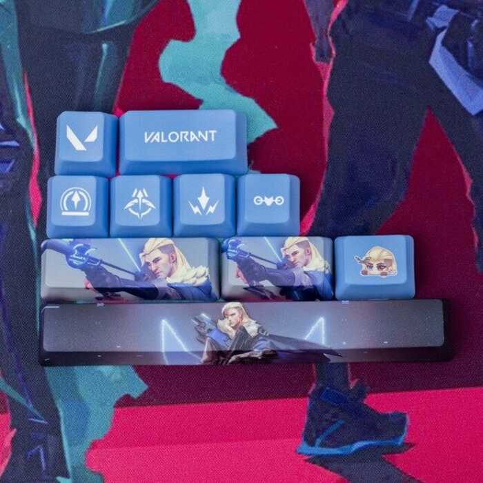 Valorant game keycaps omen jett killjoy sage cypher chmber OEM Profile ...