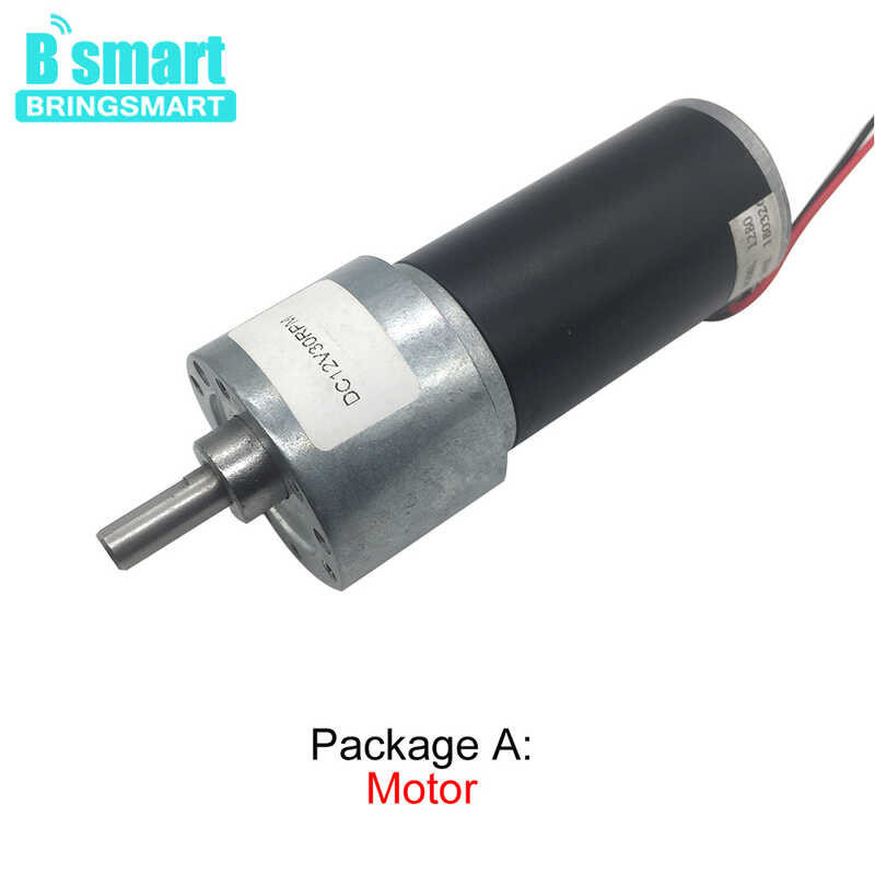 Bringsmart JGB37-3157 12 Volt DC Gear Motor Reductor Engine Motor Low ...