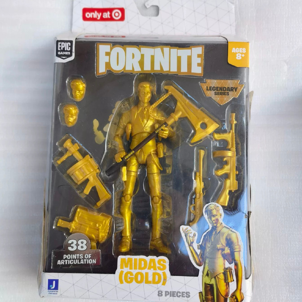 Fortnite Legendary Series Gold Version Midas 6 Inches | Shopee Philippines