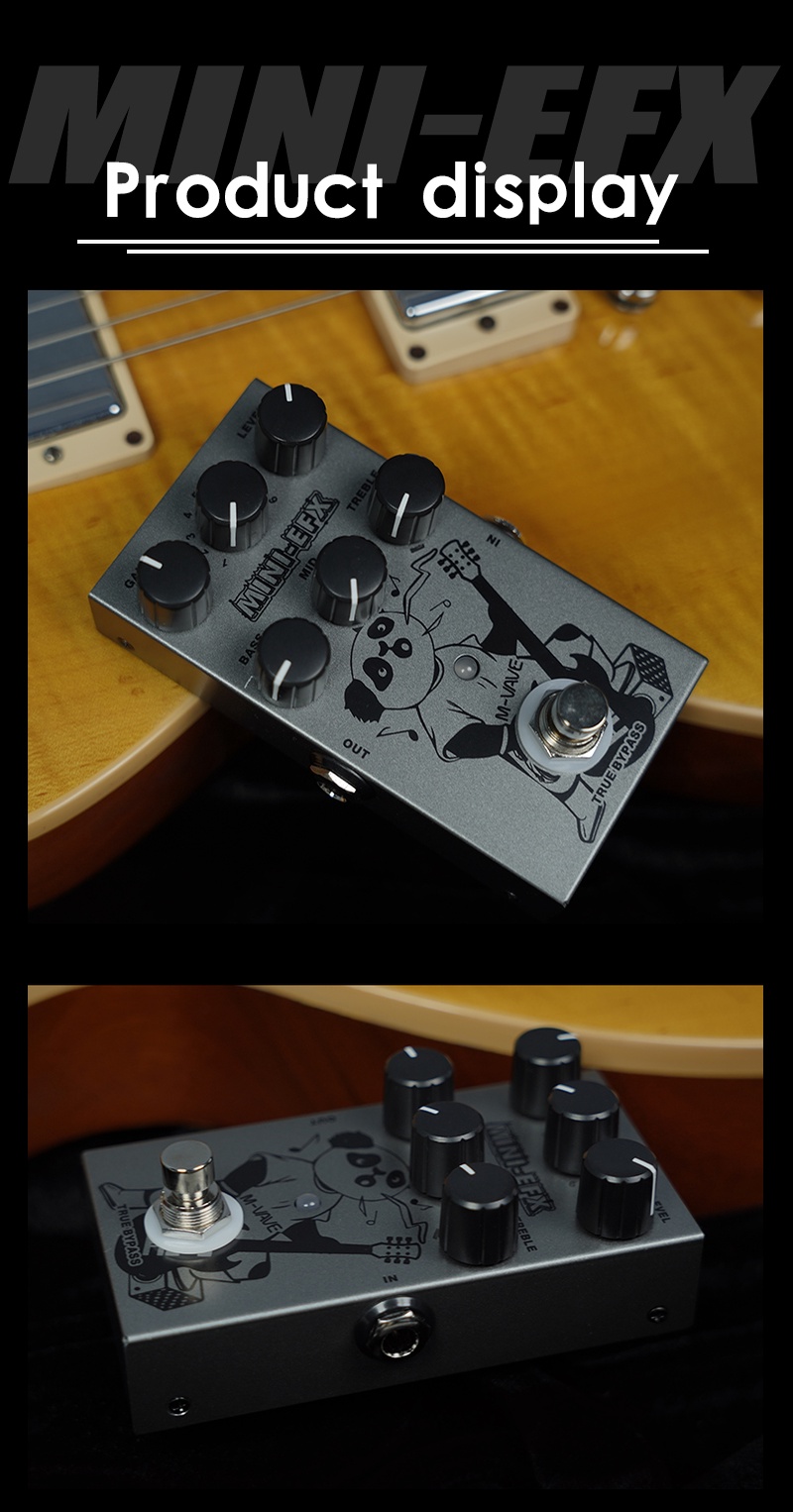 M-vave MINI-EFX Multic-effects Pedal 4 Overdrive Effects 4 Distortion ...