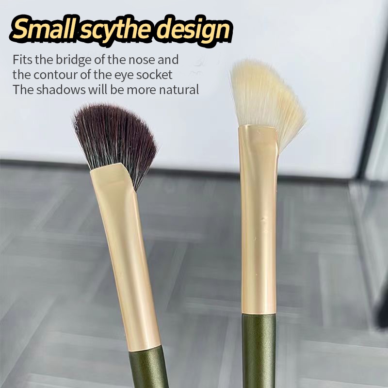 Half Fan-shaped Nose Shadow Brush Portable Angled Nose Contouring ...