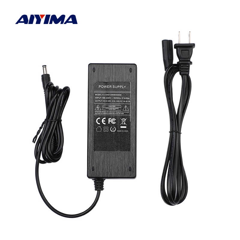 AIYIMA Amplifier Power Adapter 48V 5A Switch Power Supply Plug Para Sa ...