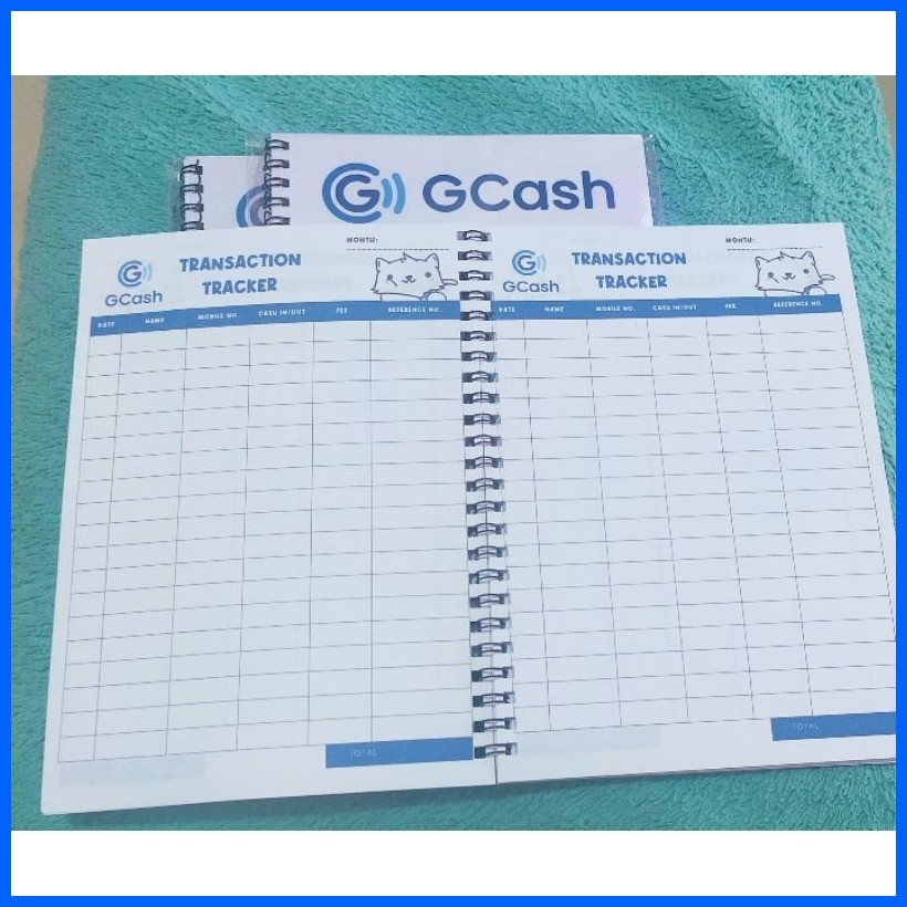 Gcash Transaction Record/Notebook w/cover | Shopee Philippines
