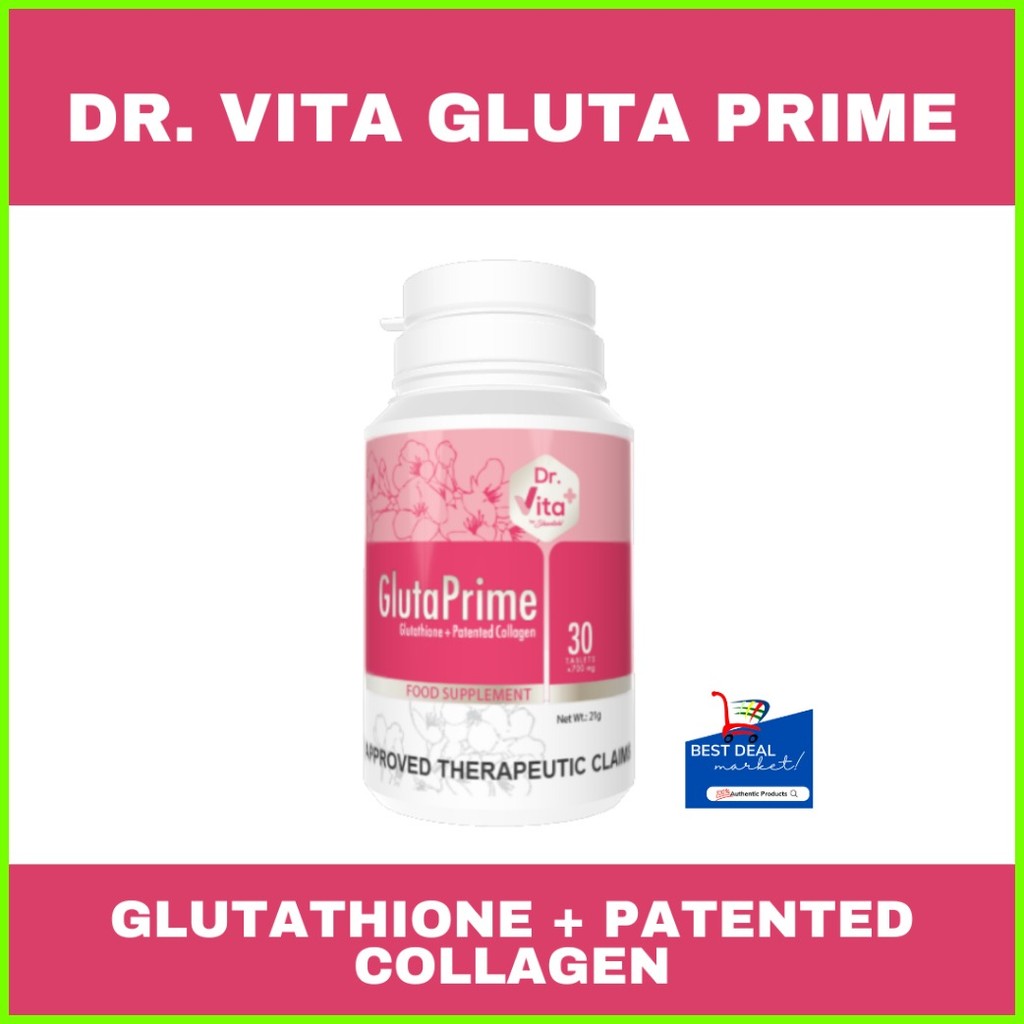 ♂ ∆ Dr. Vita GlutaPrime with Glutathione and Patented Sakura Extract 30 ...
