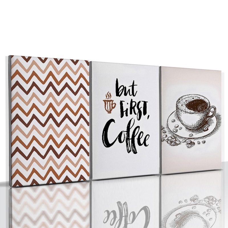 (With Frame )Cafe Decoration Poster Minimalist Canvas Painting ...