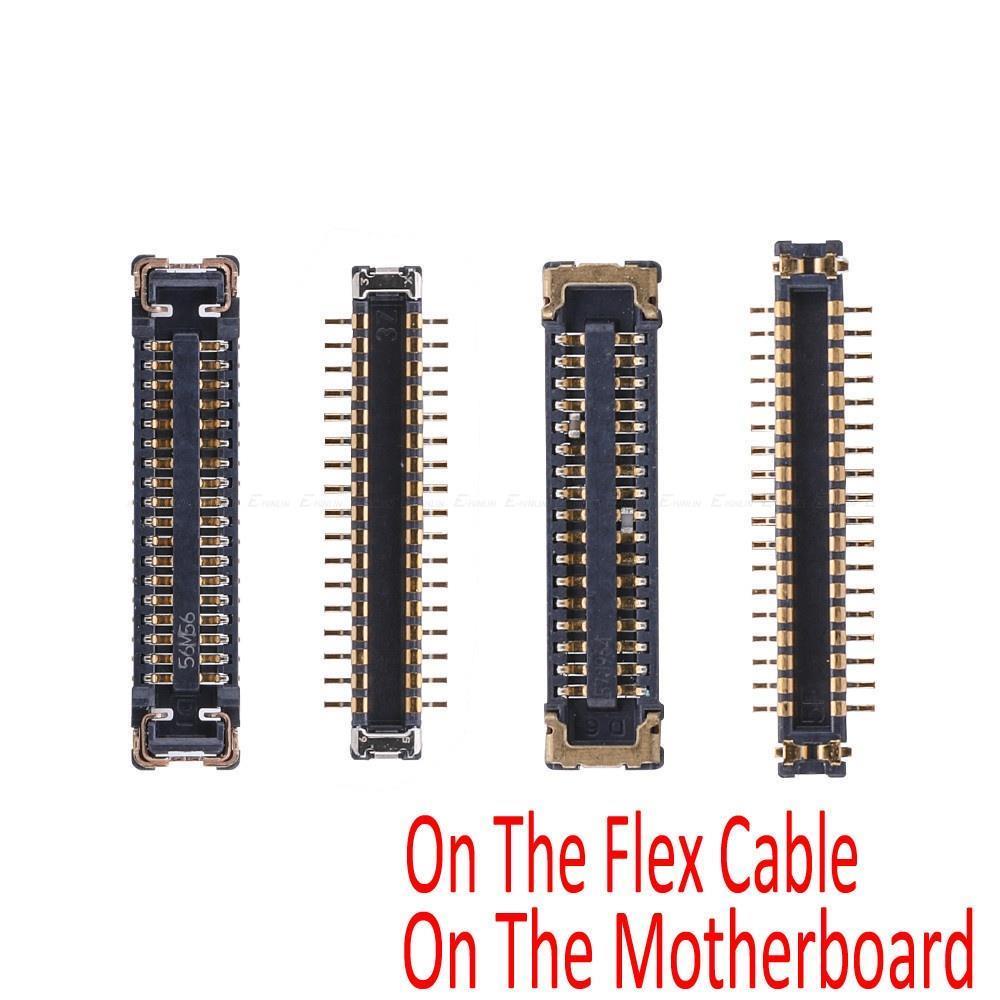 2pcs/lot Front Facing Rear Back Camera FPC Connector Port compatible ...
