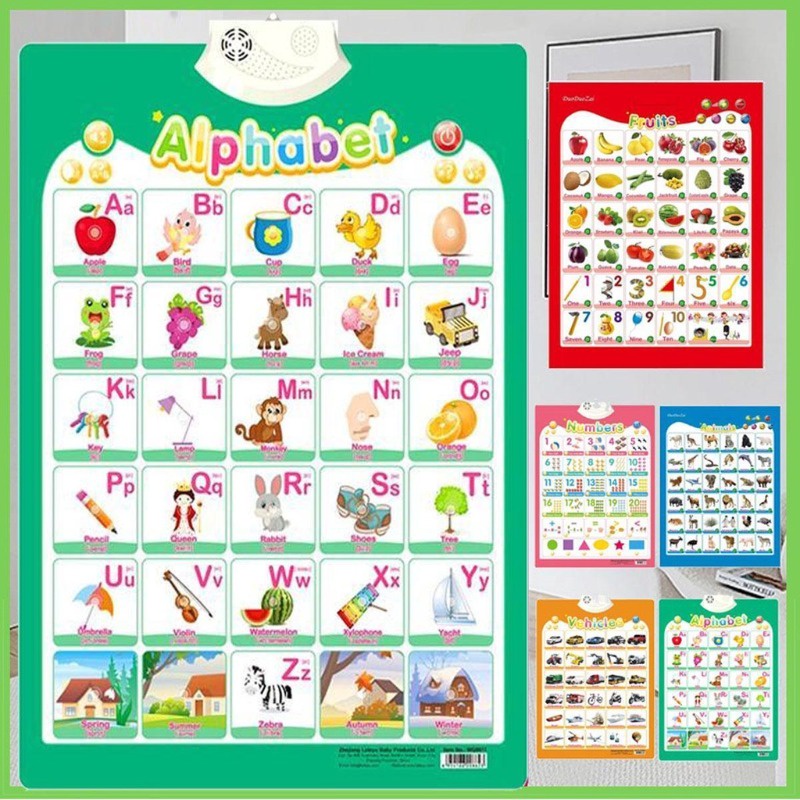 Talking Chart For Kid Alphabet Chart With Sound Educational Abc Chart ...