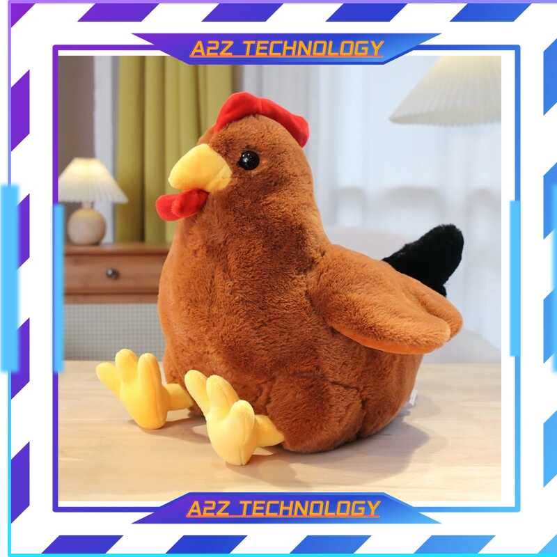 A2z TECHNOLOGY Cute Simulation Rooster Chicken Children Plush Stuffed Toy | Shopee Philippines