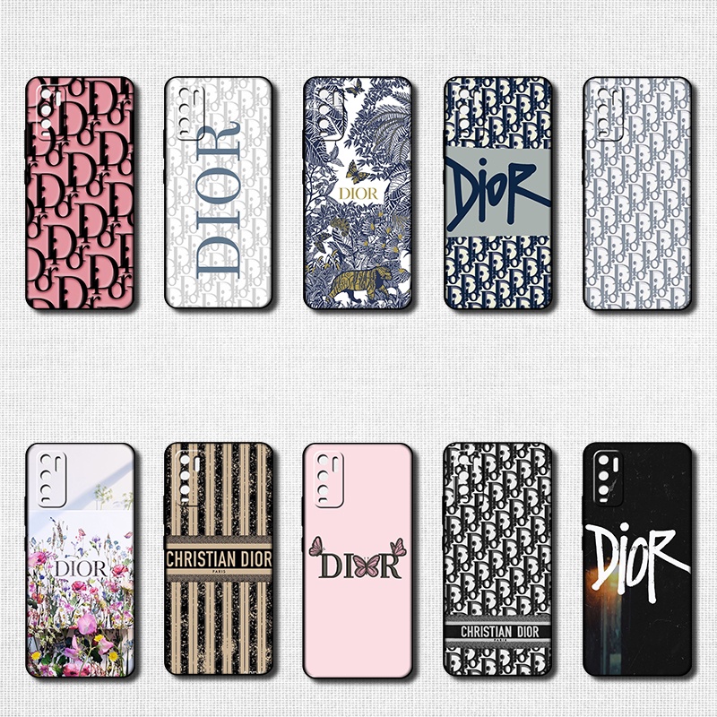 Fall protection cover for Vivo Y30 Y50 2020 Dior anime Soft black phone ...