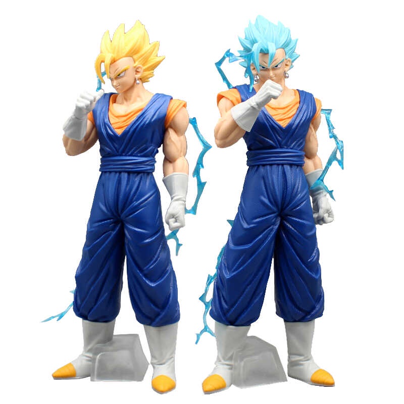 32CM Anime Dragon Ball Vegeta Figure Statue Super Saiyan Vegeto Yellow ...