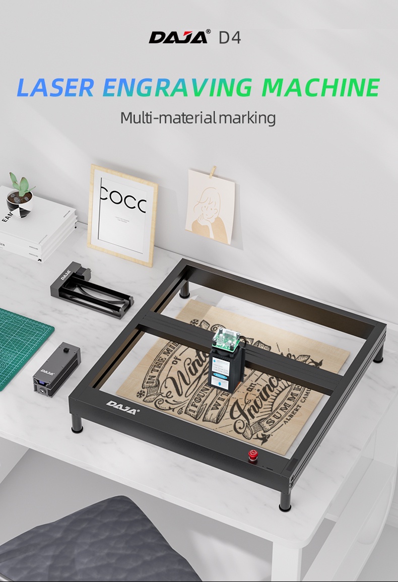 DAJA D4 5W Laser Engraving Large Engrave Laser Marking Trademark ...