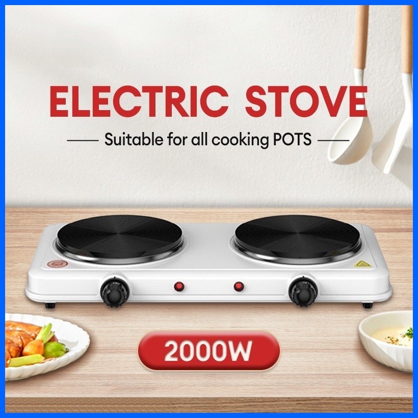 § Electric Cooker 2000W Electric Stove Double Burner Hot Plate Electric ...