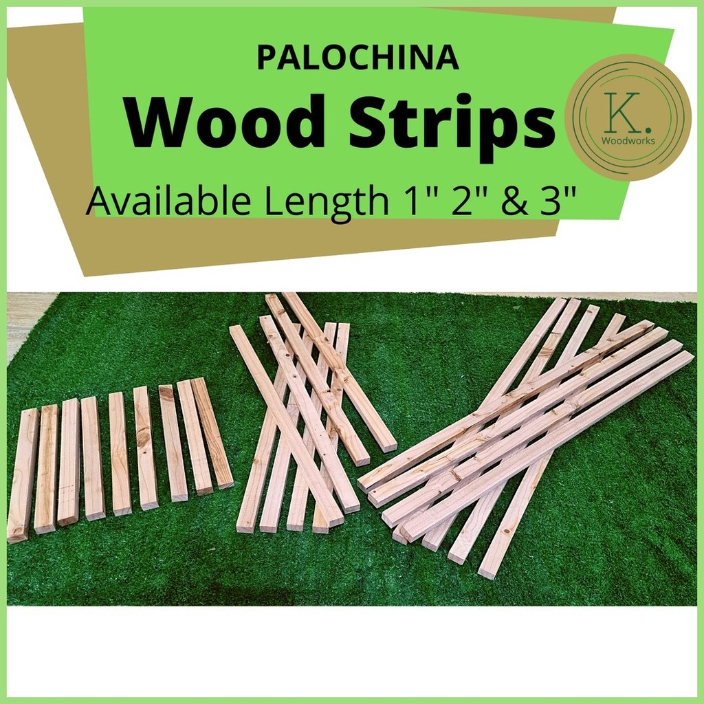 Wood Strips Palochina Pinewood Size 1 inch x 1 inch x 1ft, 2ft and 3ft ...
