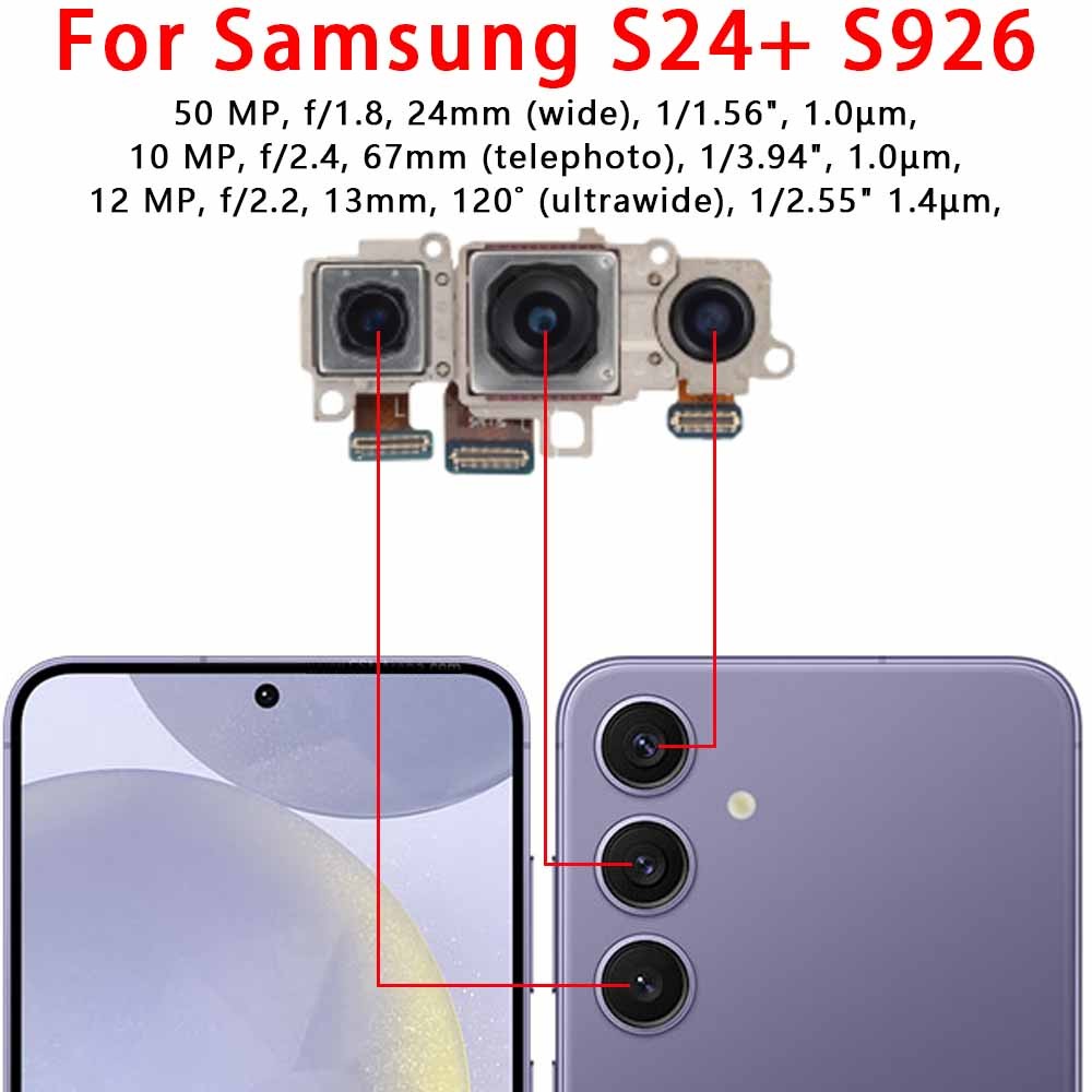 Rear Camera For Samsung Galaxy S24 S921 S24+ S926 Back Camera Module ...