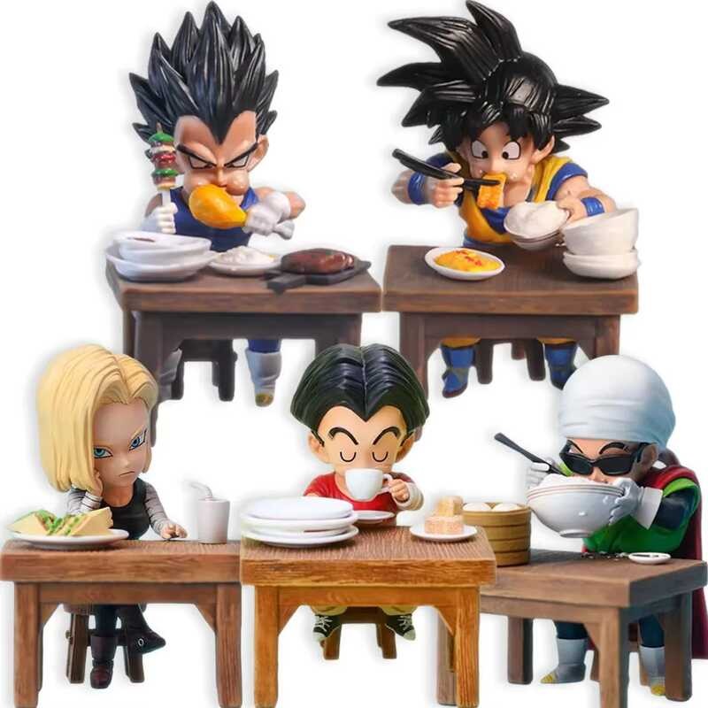 752 Dragon Ball Z Vegeta Figure Son Goku Kumakain Ng 8Cm WI Pvc Action ...