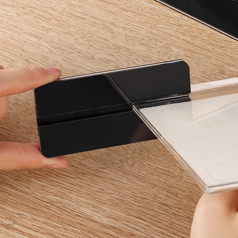 Multipurpose Product Price Display Clip/ A4/A5/A6 Acrylic Pull-Out Card ...