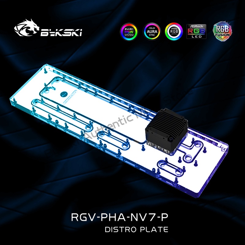 Bykski RGV-PHA-NV7-P Distro Plate Reservoir For Phanteks NV7 Computer ...