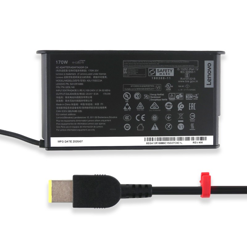 Lenovo portable ultra-thin 170W power supply 20V 8.5A charger adapter ...