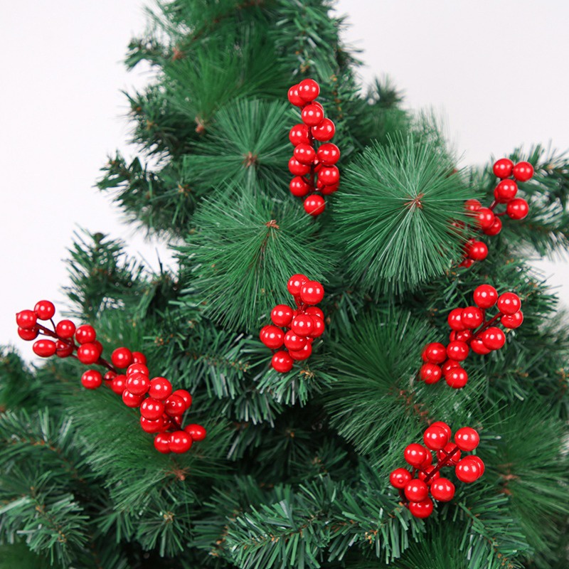 [ Wholesale Prices ] Christmas Red Berries Branches / New Year Xmas ...