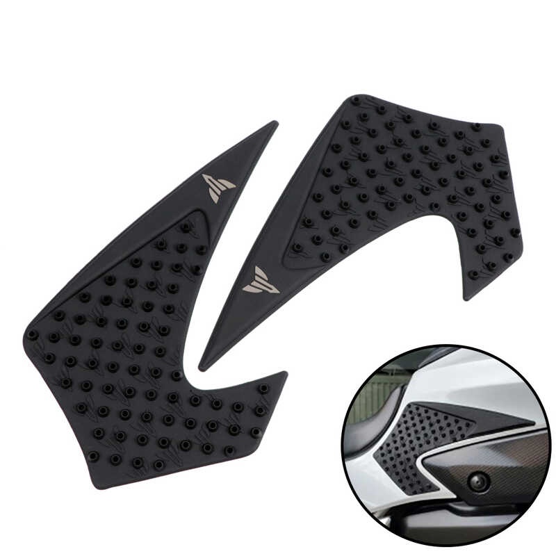 Motorcycle mt07 mt 07 Rubber Side Tank Pad Oil Gas Fuel Protector Cover ...