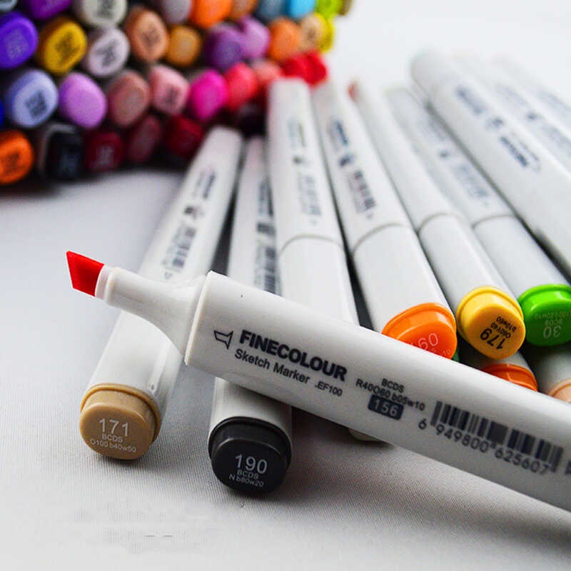 Finecolor EF100 Sketch Color Marker Pen Architecture Alcohol Based Art ...
