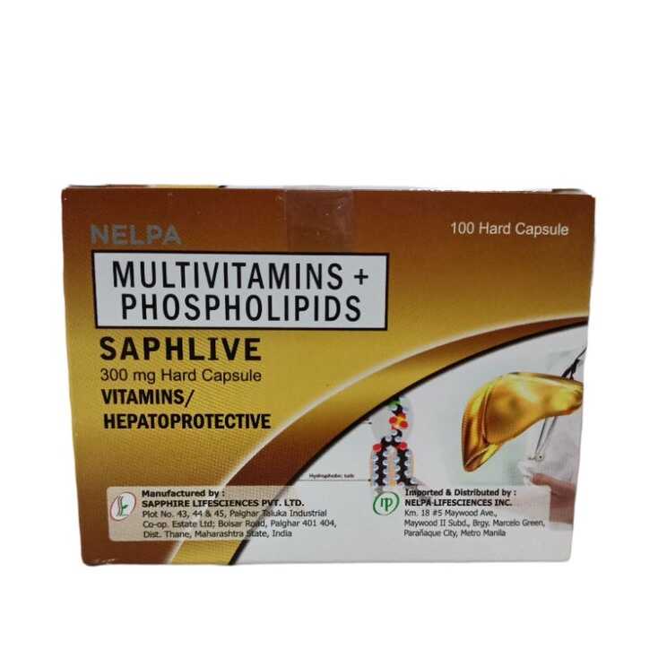 SAPHLIVE Multivitamin+ Phospholipids 300mg Hard Capsule | Shopee ...