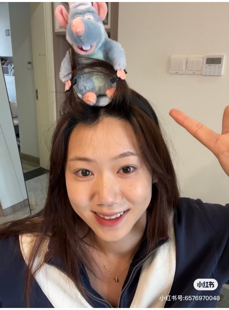 Xiao Junya's Same Ratatouille Doll Hairpin, Face Wash and Makeup ...