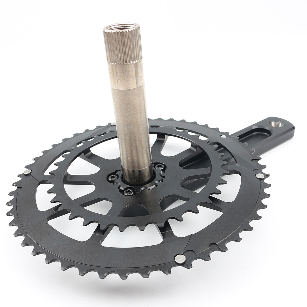 CRUZEBIKE Road Bike Tooth Plate Hollow Integrated Crankset Double ...