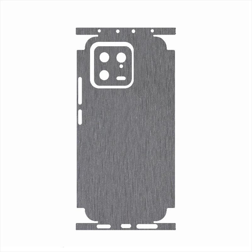 Metal Brushed Drawing Grain Full Body Phone Sticker For Xiaomi Redmi ...