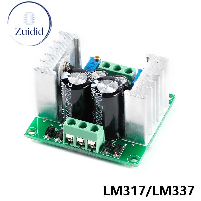 LM317/LM337 AC-DC Dual Power Module Adjustable Converter Rectifier Filter Board OP Amp Amplifier ...