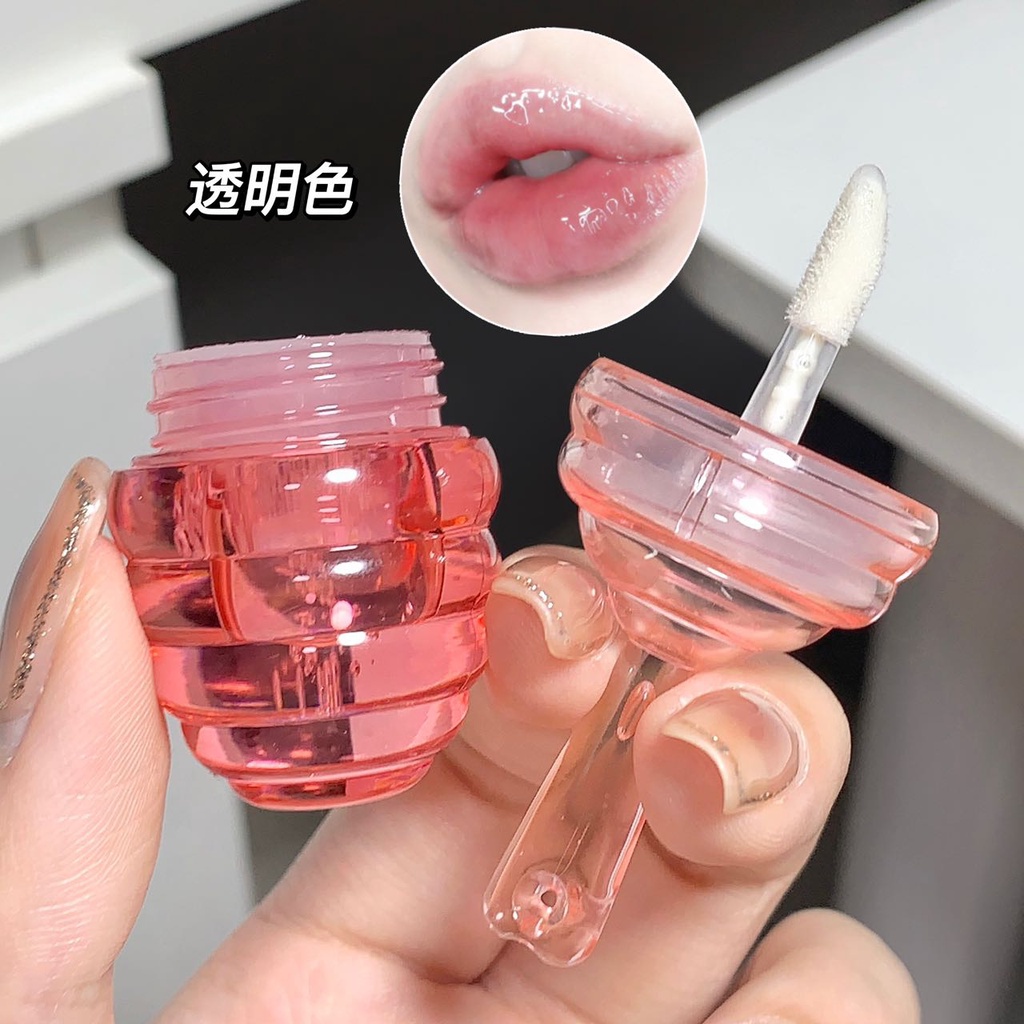 Small Honey Pot Two Lip Oil Set Moisturizing Fade Lip Lines Hydrating ...