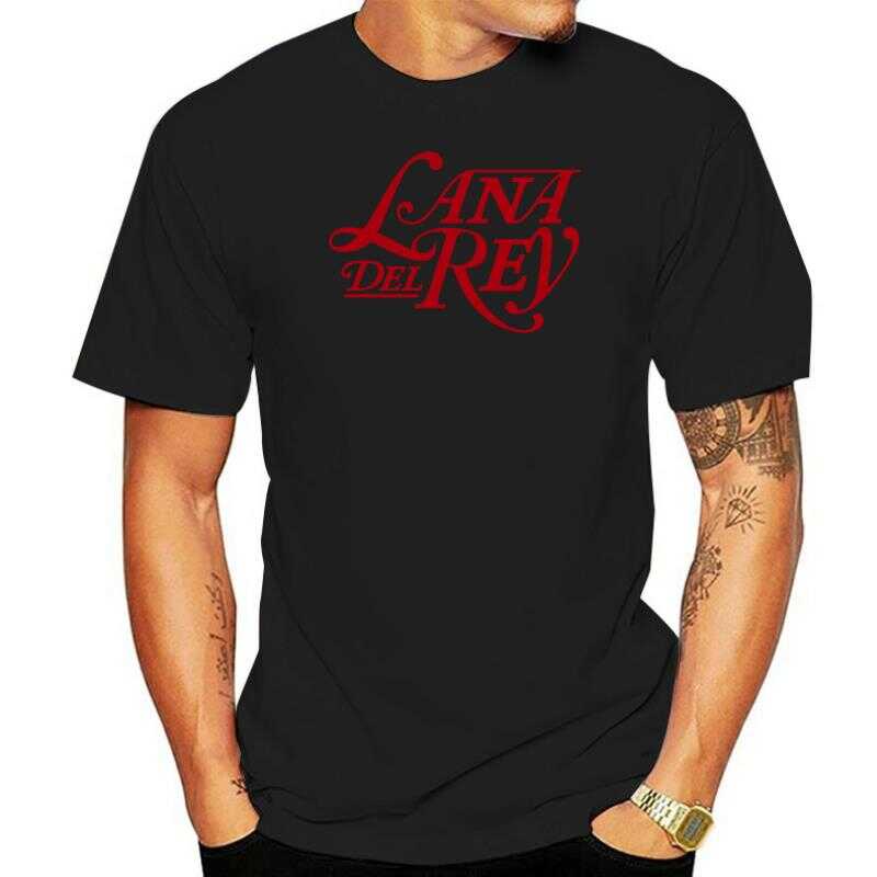 Lana Del Rey Hiphop Rock Music T Shirts Red Letter Title Band Tees ...