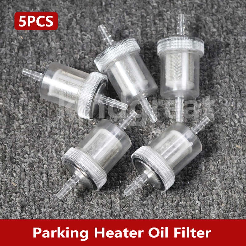 SK 5Pcs/Lot 4Mm Diesel In-Line Fuel Filter Kit Gas Filter Para Sa ...