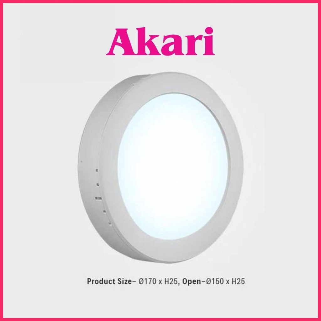 ☢︎ Akari LED Round Downlight Low Profile Ceiling Light 12W Spotlight ...