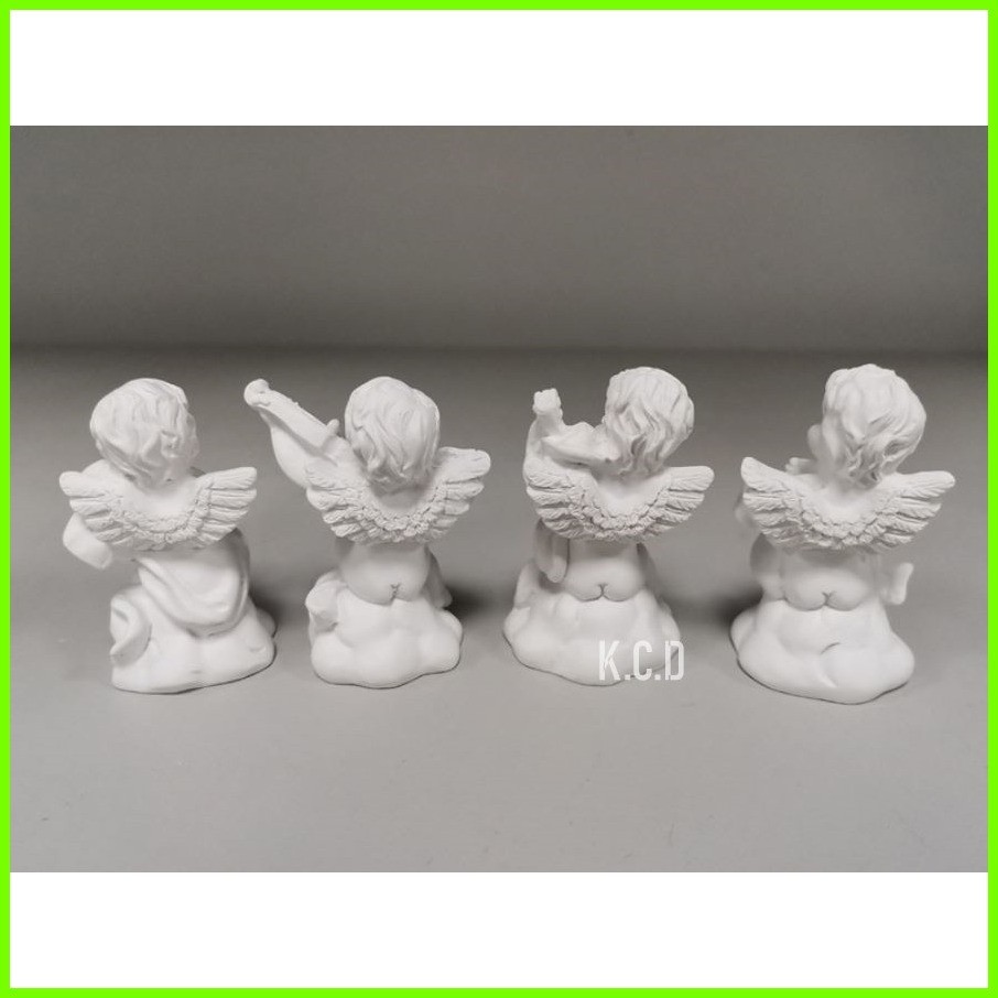 ♀ MINI Resin Adorable Cherubs Angels Statues Figurine Guardian Sleeping ...