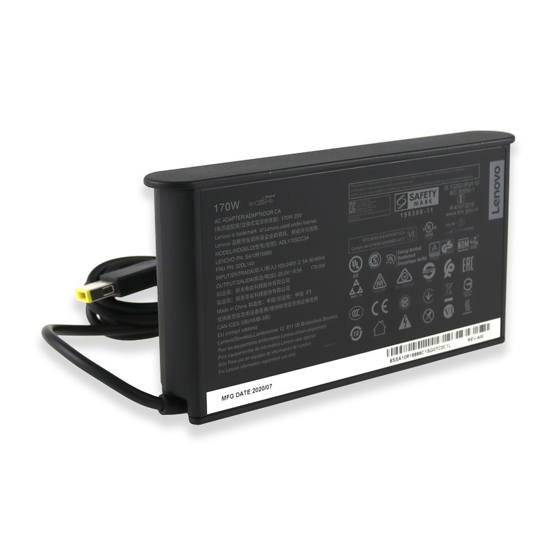 Lenovo portable ultra-thin 170W power supply 20V 8.5A charger adapter ...