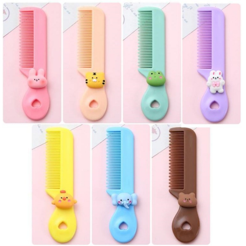Cute Children Mini Comb Cartoon Portable Hair Comb Little Girl Girls ...