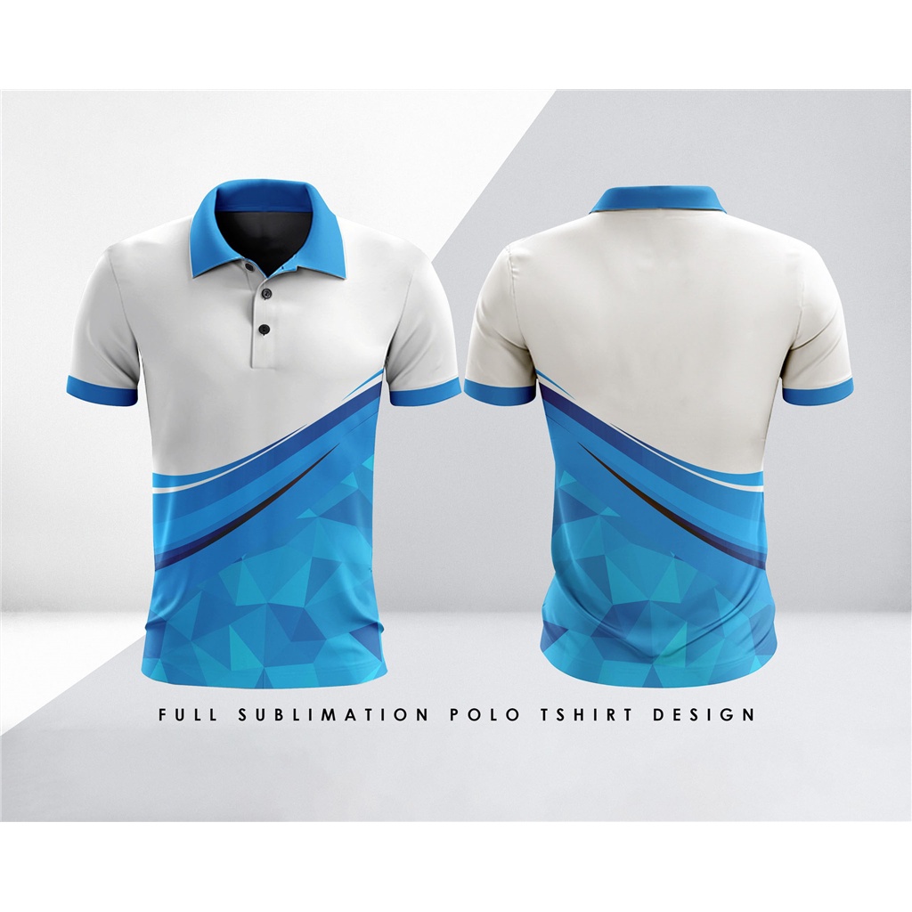 Quick Dry Full Sublimation Code Polo Shirt with logo customized badges ...