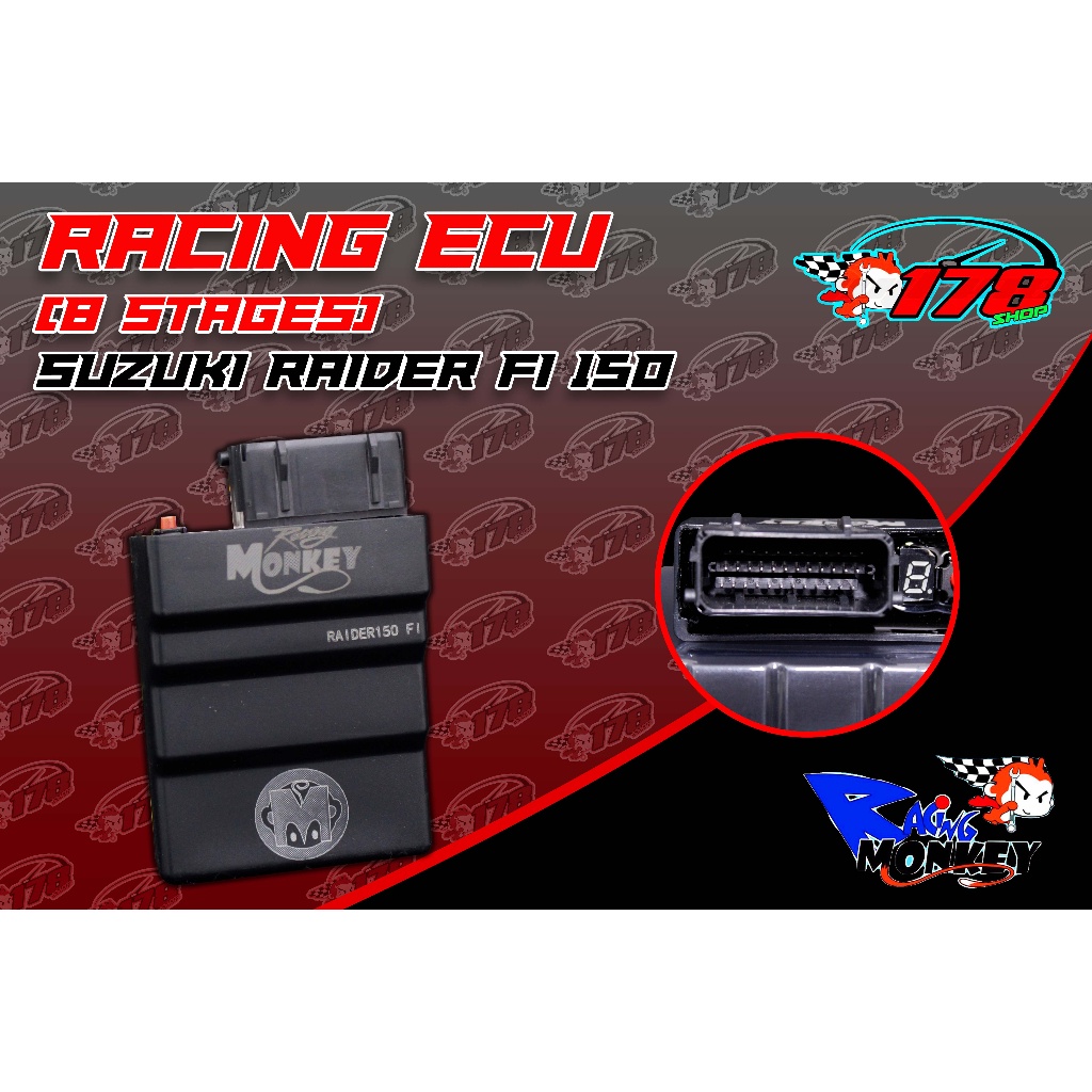 ♞racing monkey ecu raider 150 FI (4stage 4map) | Shopee Philippines