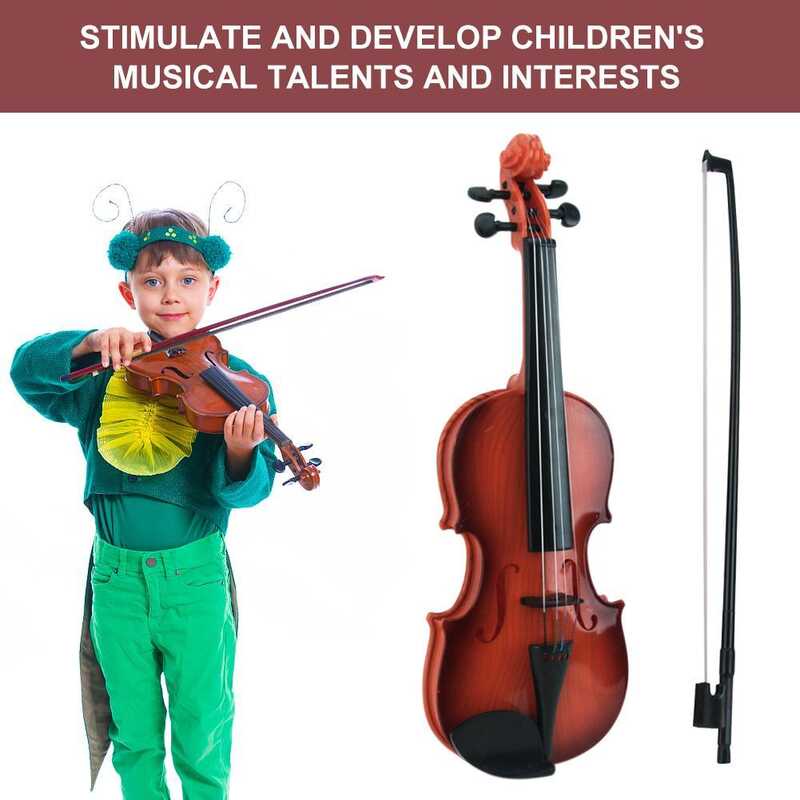 Simulasyon Musical Instrument Adjustable String Play Violin Children ...
