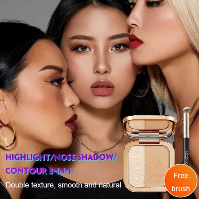 Pag-Highlight At Paglilitaw Ng Paleta Ng Powder Para Sa Paglikha Ng ...