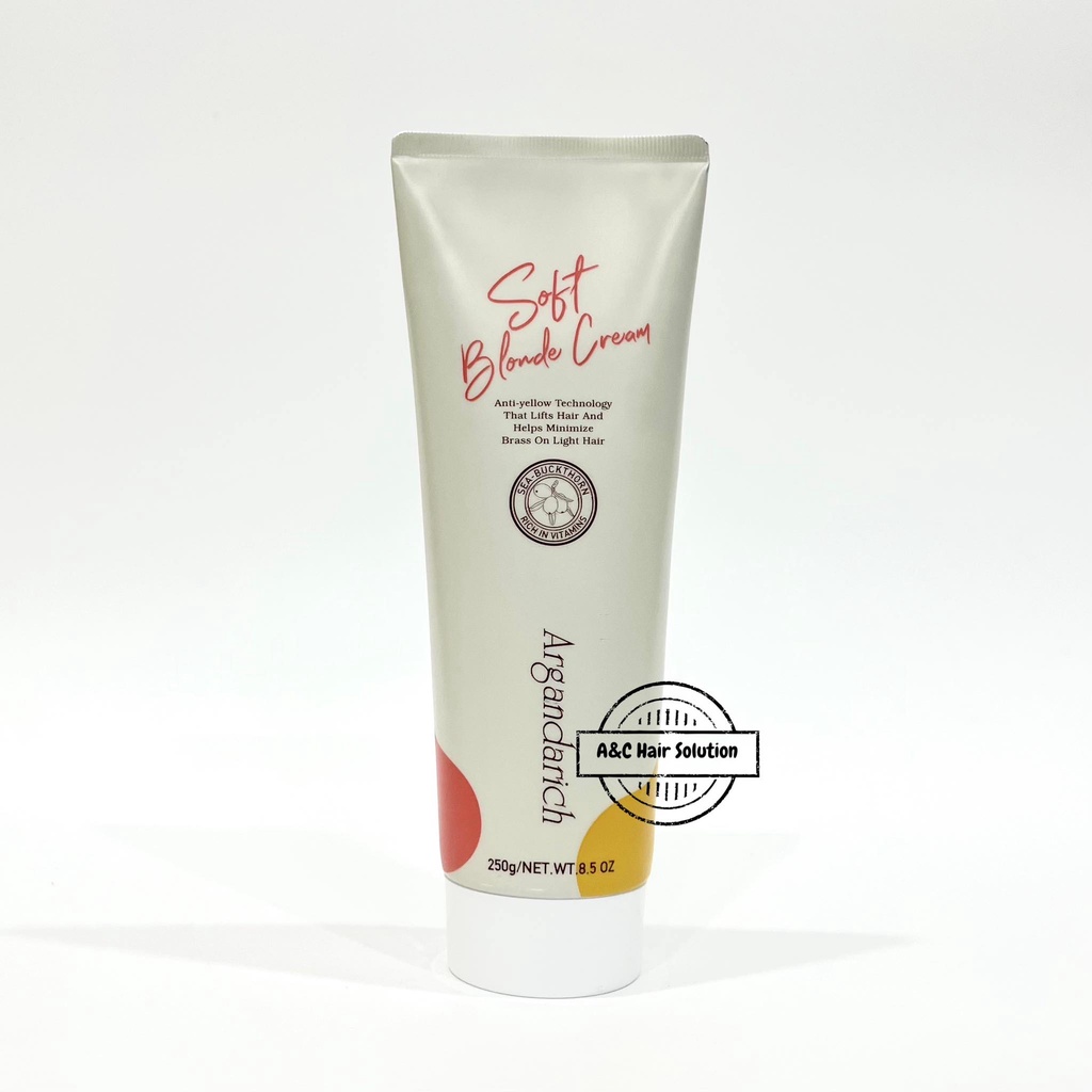 Argandarich Soft Blonde Cream 250g Salon Use Bleaching Cream ...