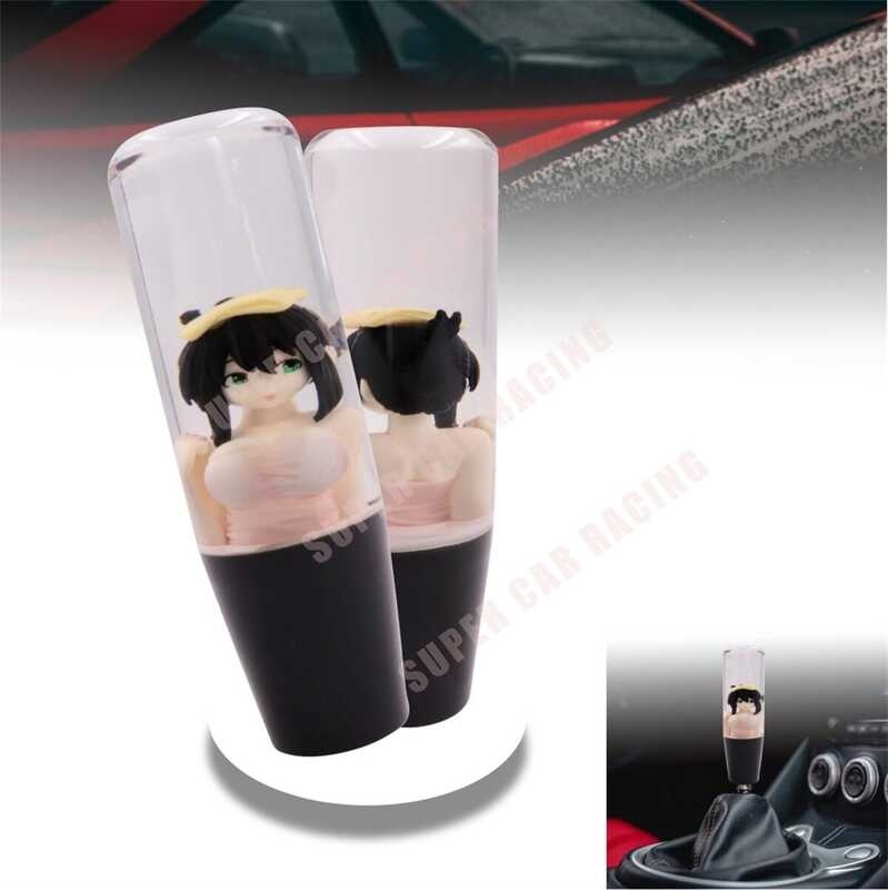 §≌ Universal Jdm Car Cute Chest Shaking Girls Gear Shift Knob Cartoon ...