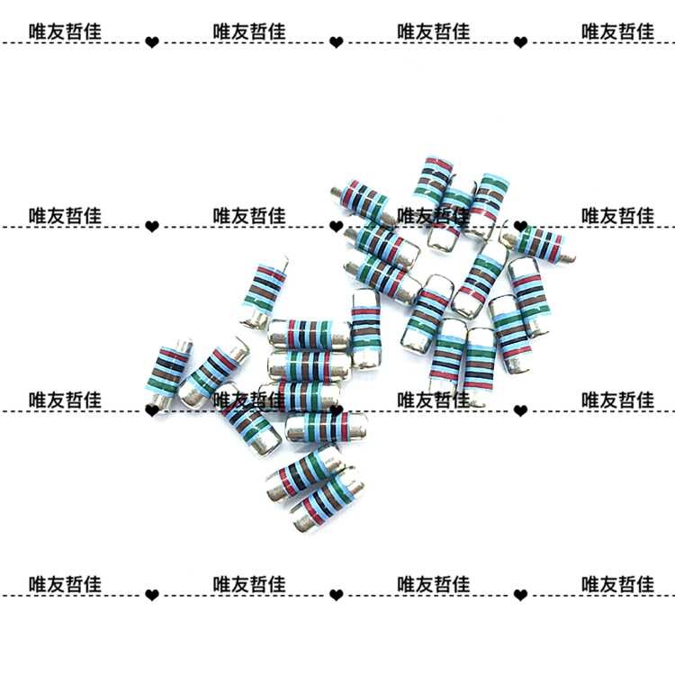 0204 0207 18R SMT metal film wafer resistor 1% precision cylindrical ...
