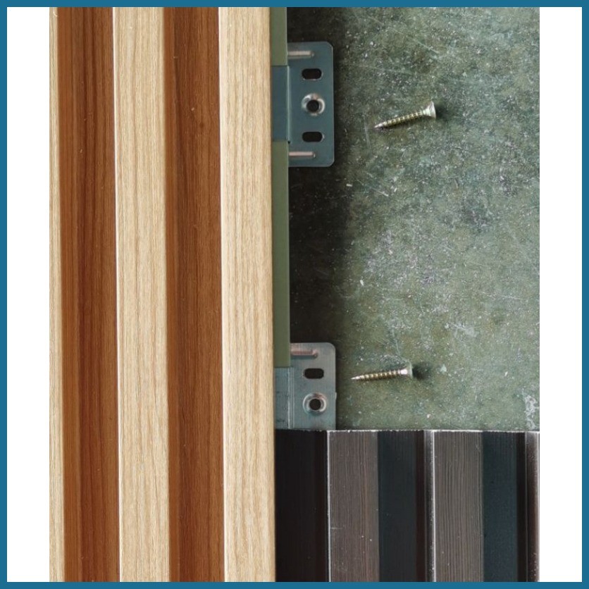 § Metal Clip for Wpc wall and ceiling Fluted cladding clip only indoor ...